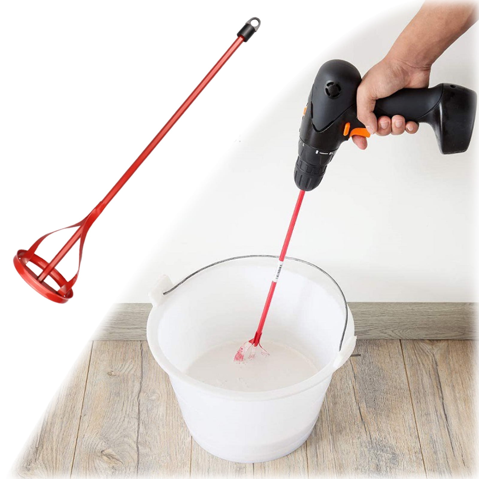 Paint and Mud Mixer for Drill - Mixes 1 to 5 Gallons - Reinforced Weld ...