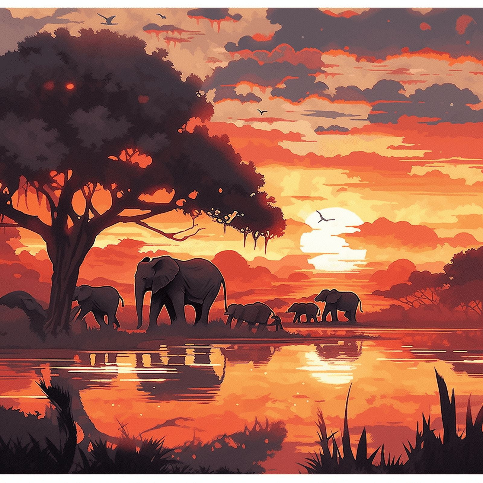 Paint by Number DIY Paint by Numbers Kit for Kids & Adults Beginner DIY ...