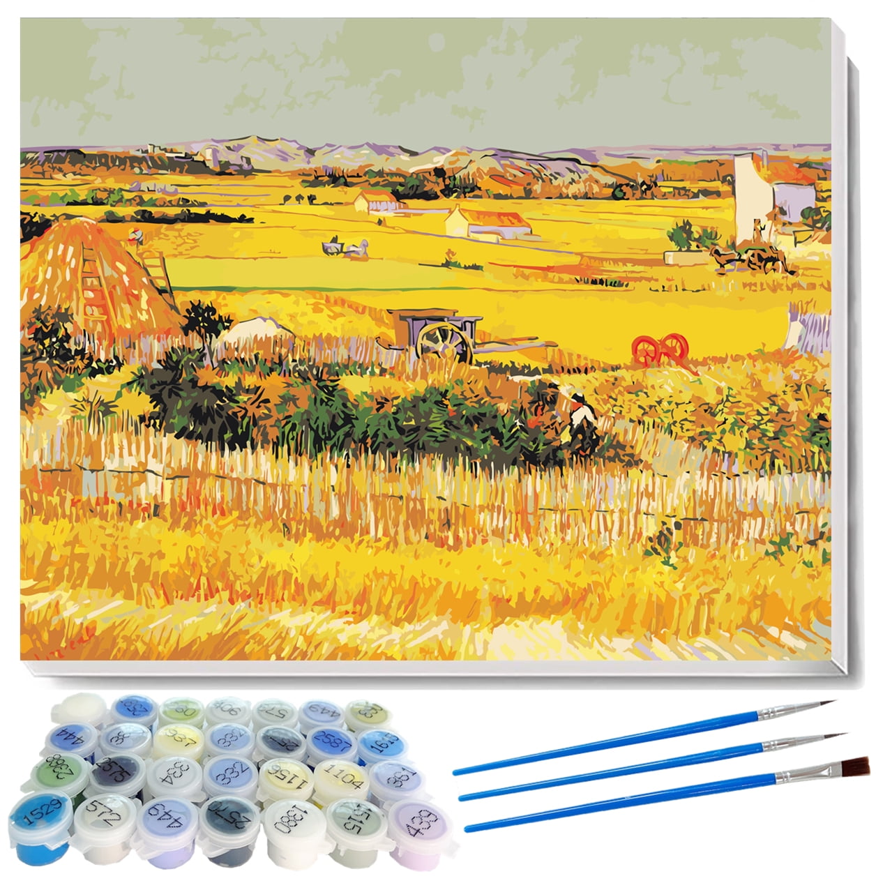Paint by Number Kits, Vincent Van Gogh Masterpiece Series Oil Painting ...