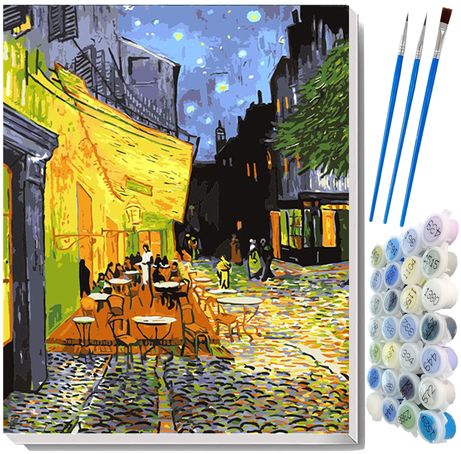 Paint by Number Kits, Vincent Van Gogh Masterpiece Series Oil Painting ...