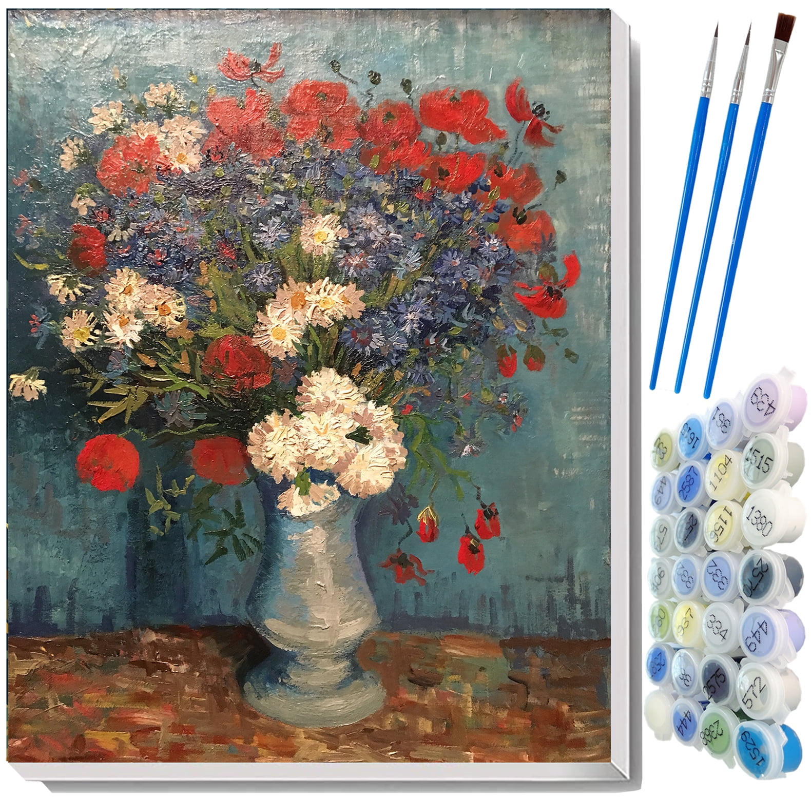Paint by Number Kits, Vincent Van Gogh Masterpiece Series Oil Painting ...