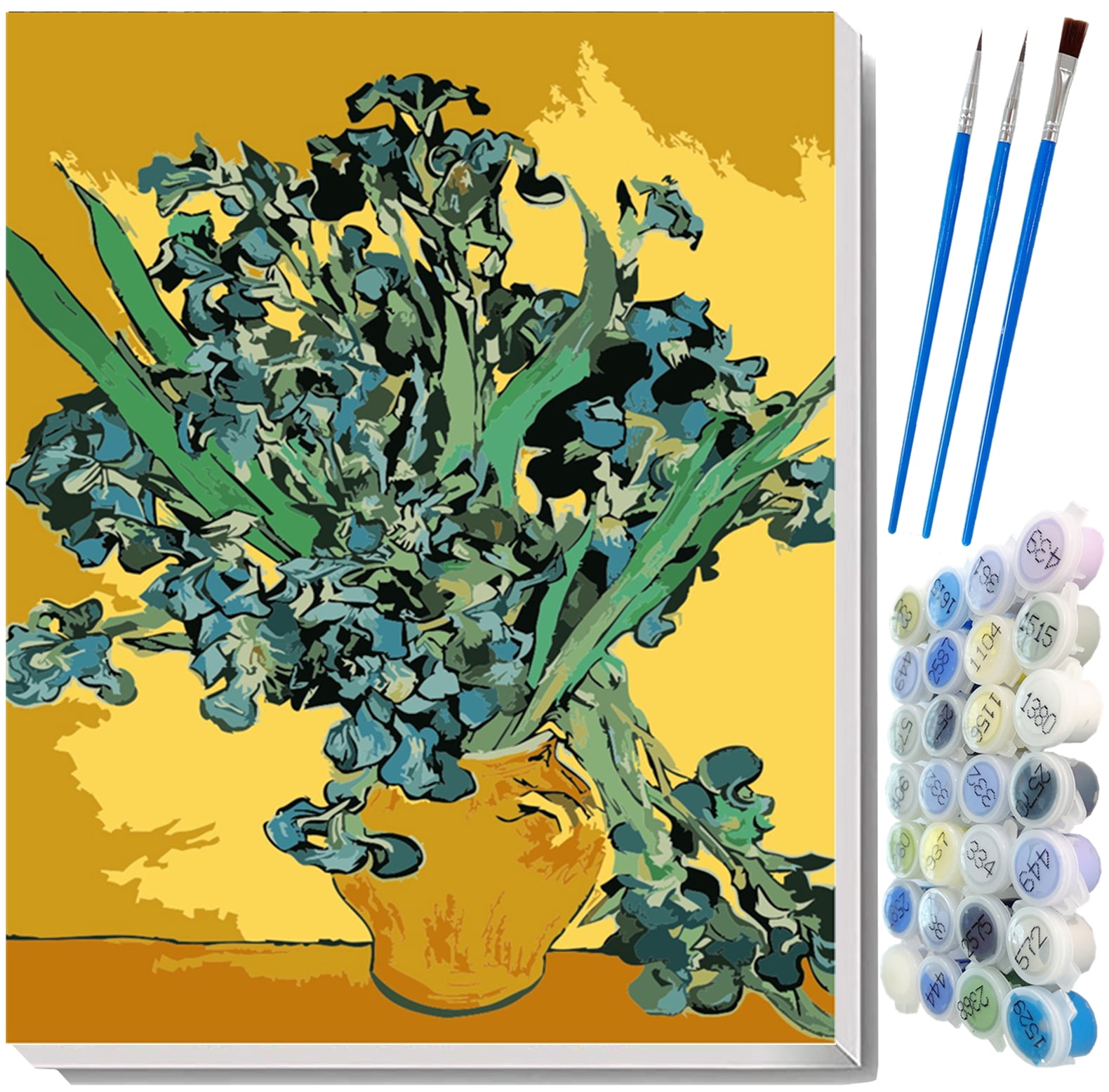 Paint by Number Kits, Vincent Van Gogh Masterpiece Series Oil Painting ...