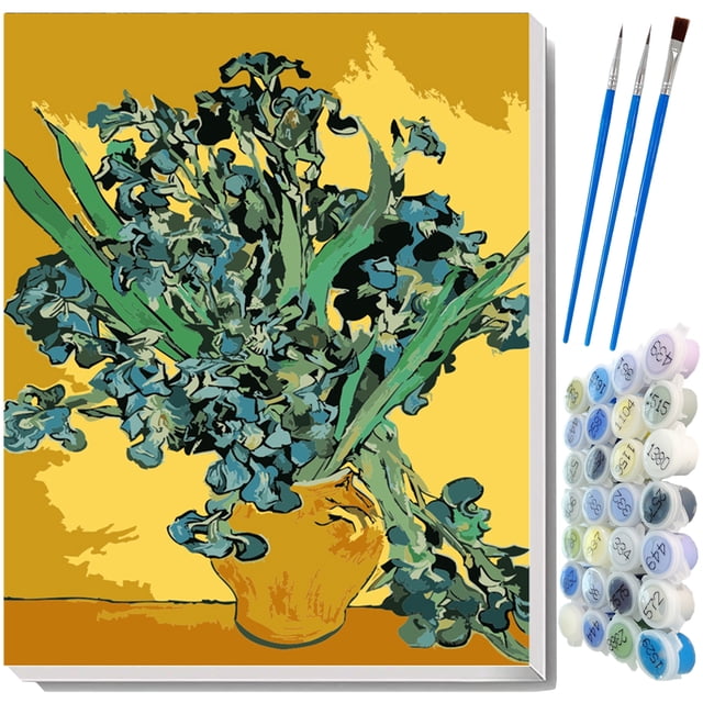 Paint by Number Kits, Vincent Van Gogh Masterpiece Series Oil Painting ...