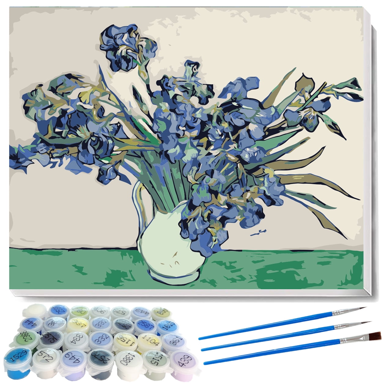 Paint by Number Kits, Vincent Van Gogh Masterpiece Series Oil Painting ...