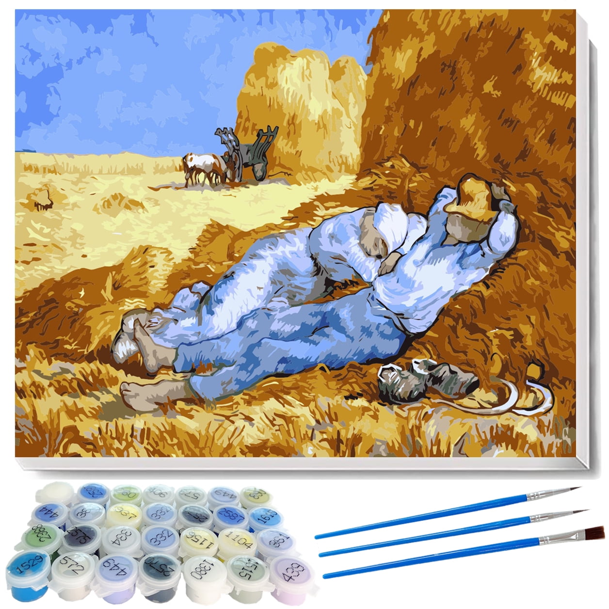 Paint by Number Kits, Vincent Van Gogh Masterpiece Series Oil Painting ...
