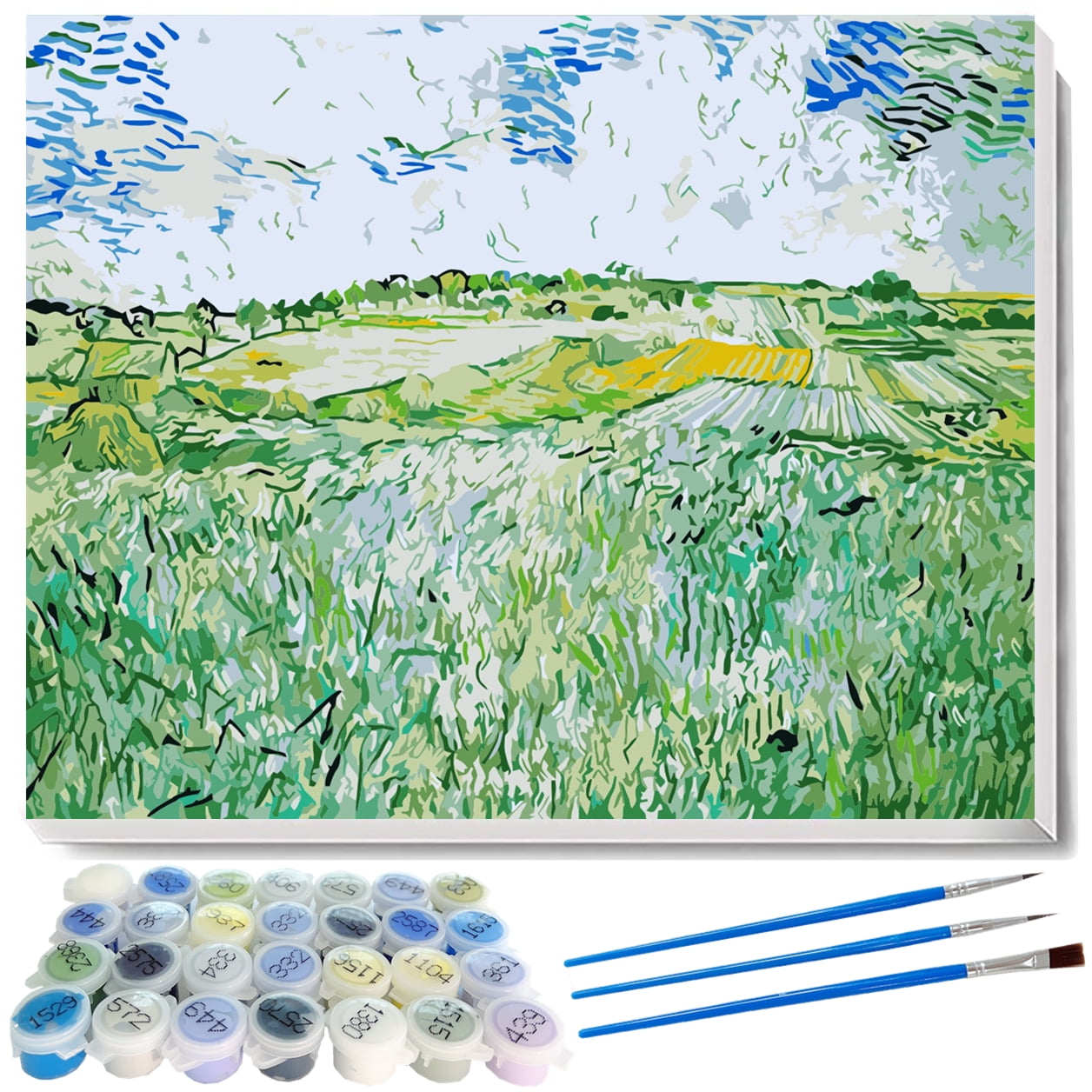 Paint by Number Kits, Vincent Van Gogh Masterpiece Series Oil Painting ...