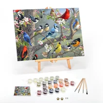 Paint Works Paint By Number Kit 14"X20"-Log Cabin Porch - Walmart.com