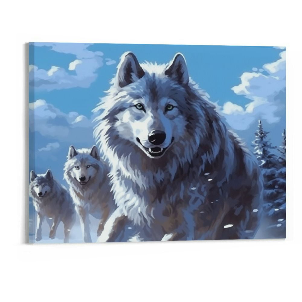 Paint by Numbers for Adults and Kids DIY Painting Gift Kits Pre- Canvas ...