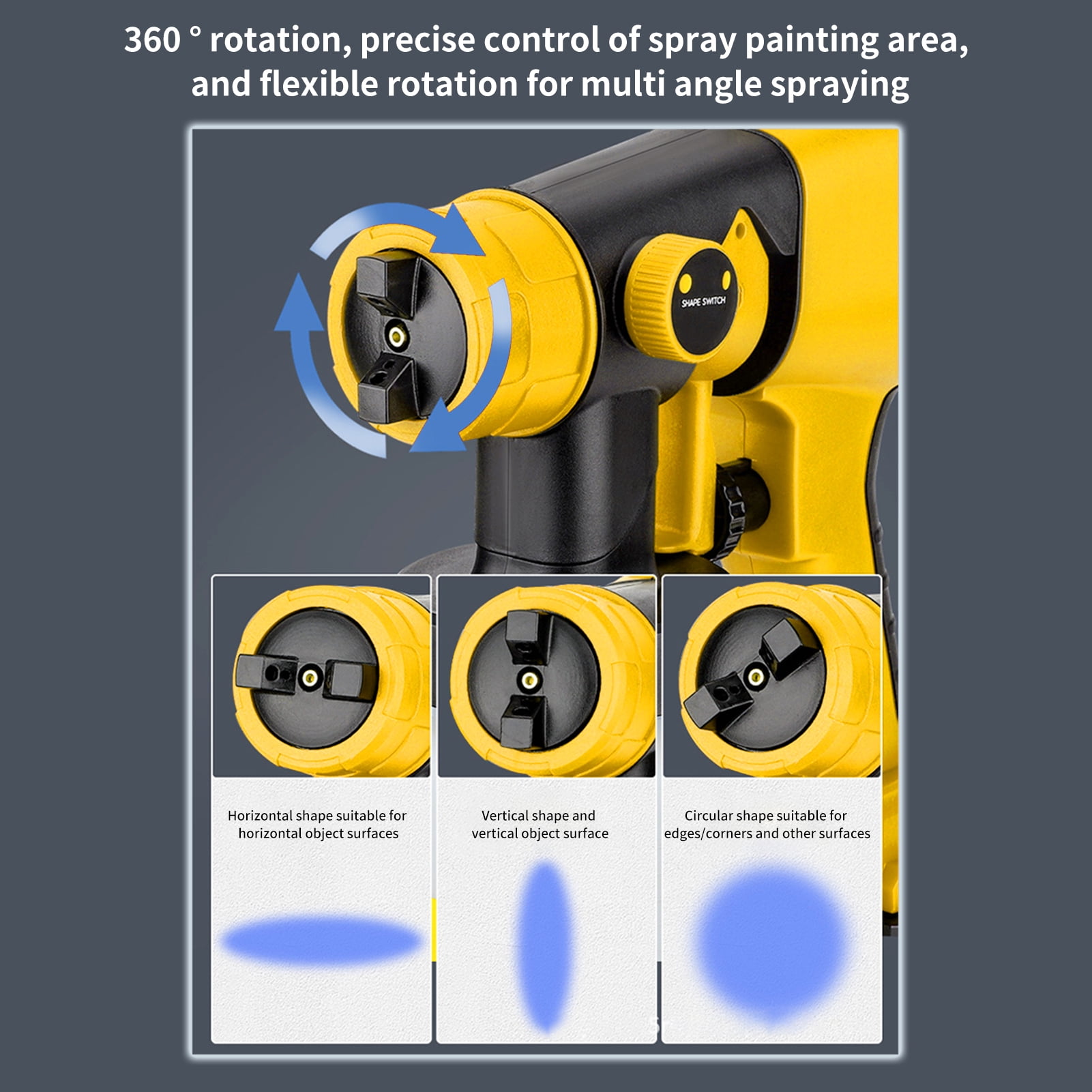 Paint sprayer,20v Max 1000ml Container Ryobi 20v Max Battery Handheld ...