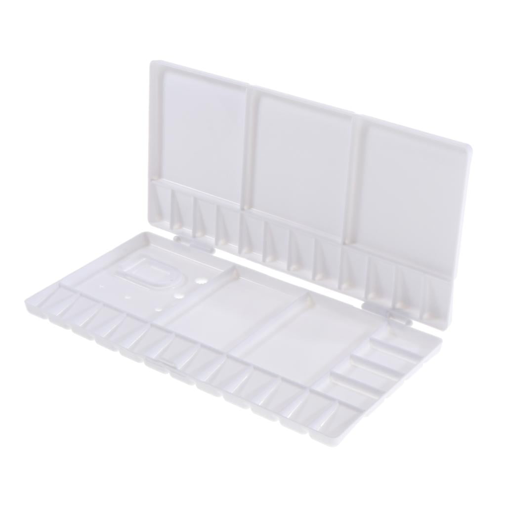 Paint with Lid Folding Colour Paint Tray Painting Pallet - Walmart.com