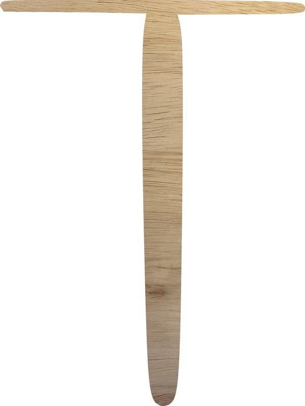 Paintable Christmas Wood Letter T, Wooden Alphabet Letter 10'' Tall ...