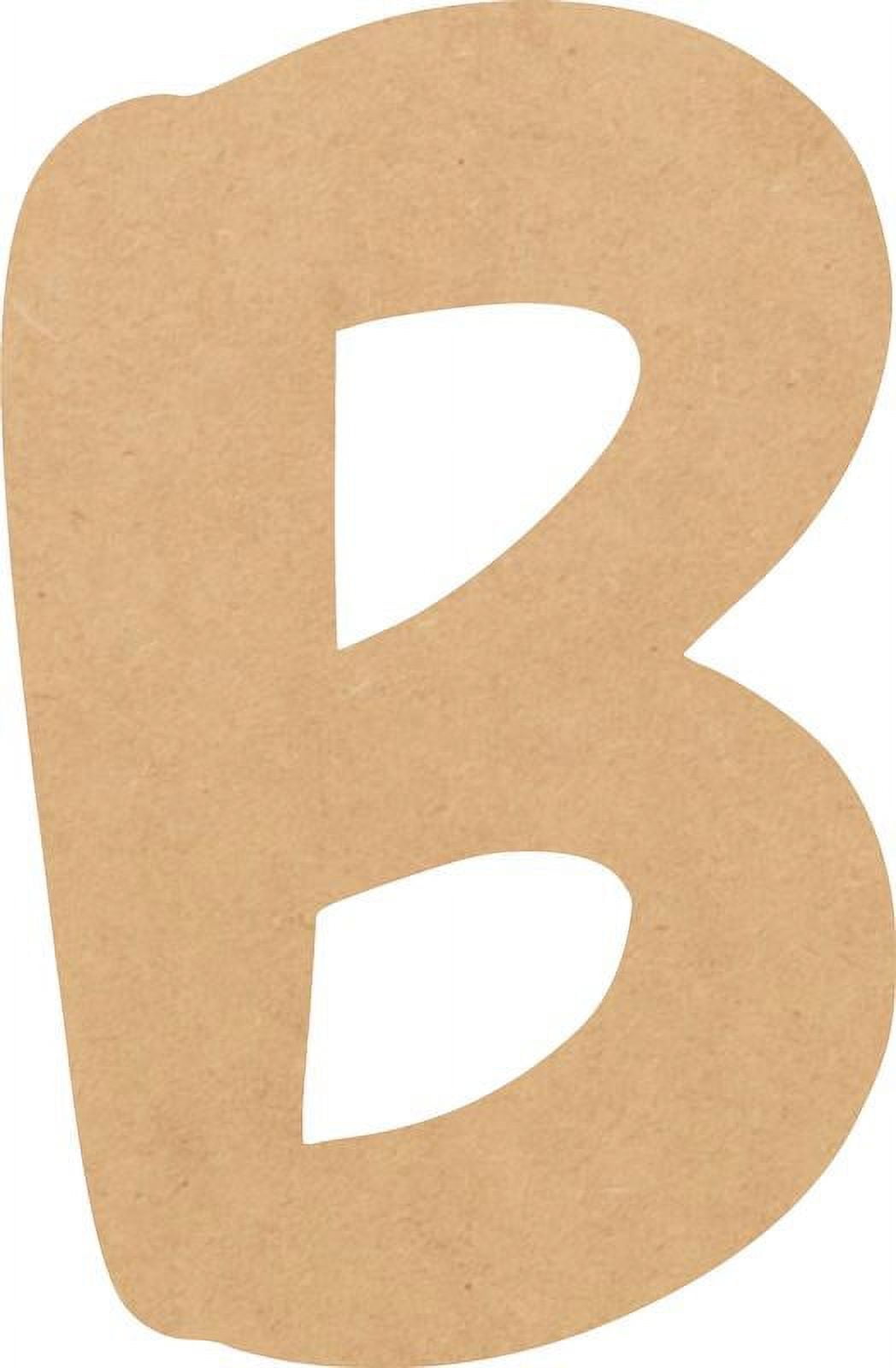 Paintable Craft Letter B, DIY 16'' Tall DIY A-Z Letter, Brownie Buster ...