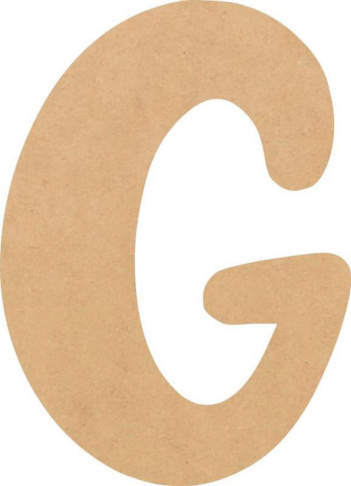 Paintable Craft Letter G, DIY 16'' Tall DIY A-Z Letter, Brownie Buster ...