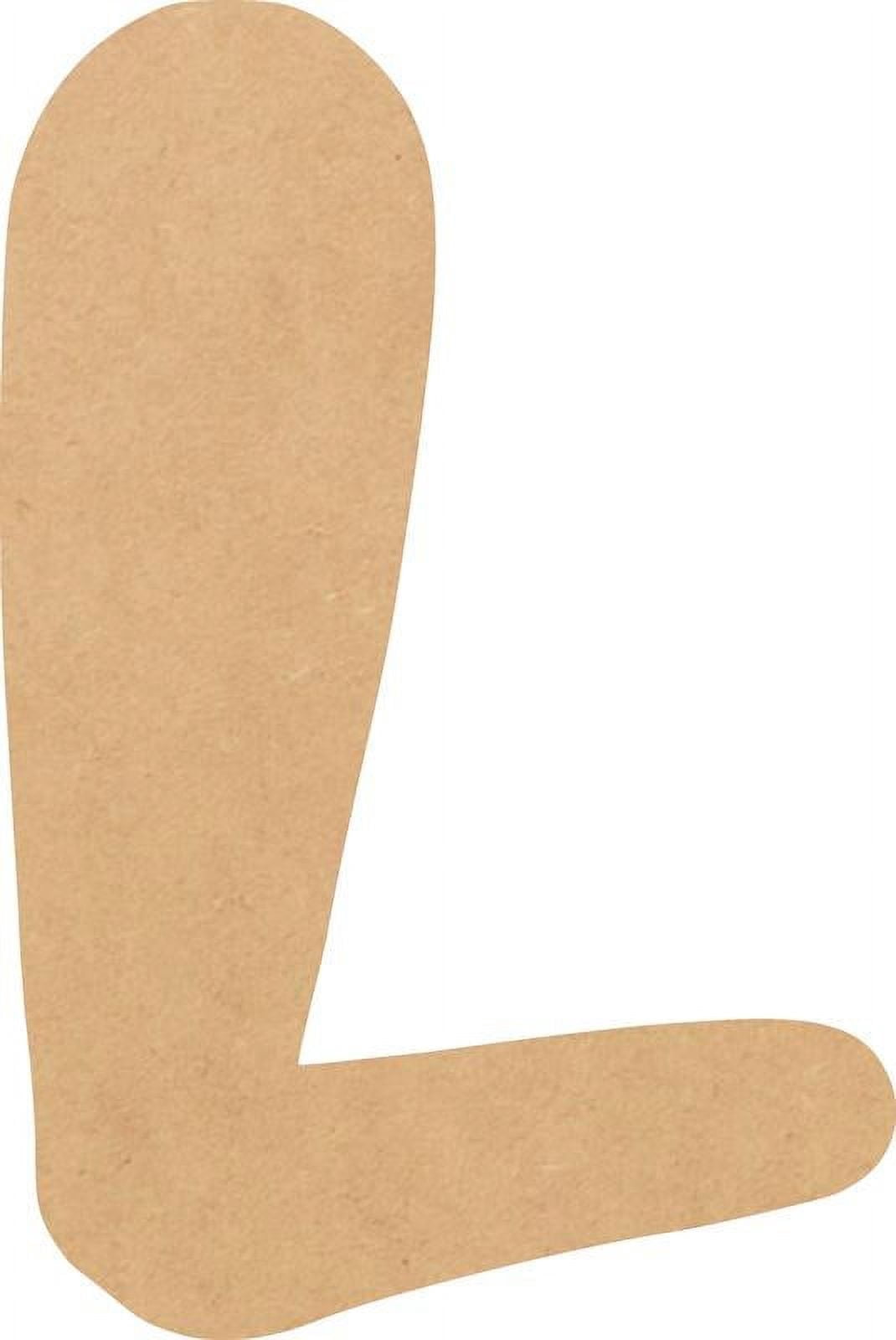 Paintable Craft Letter L, DIY 18'' Tall DIY A-Z Letter, Brownie Buster ...