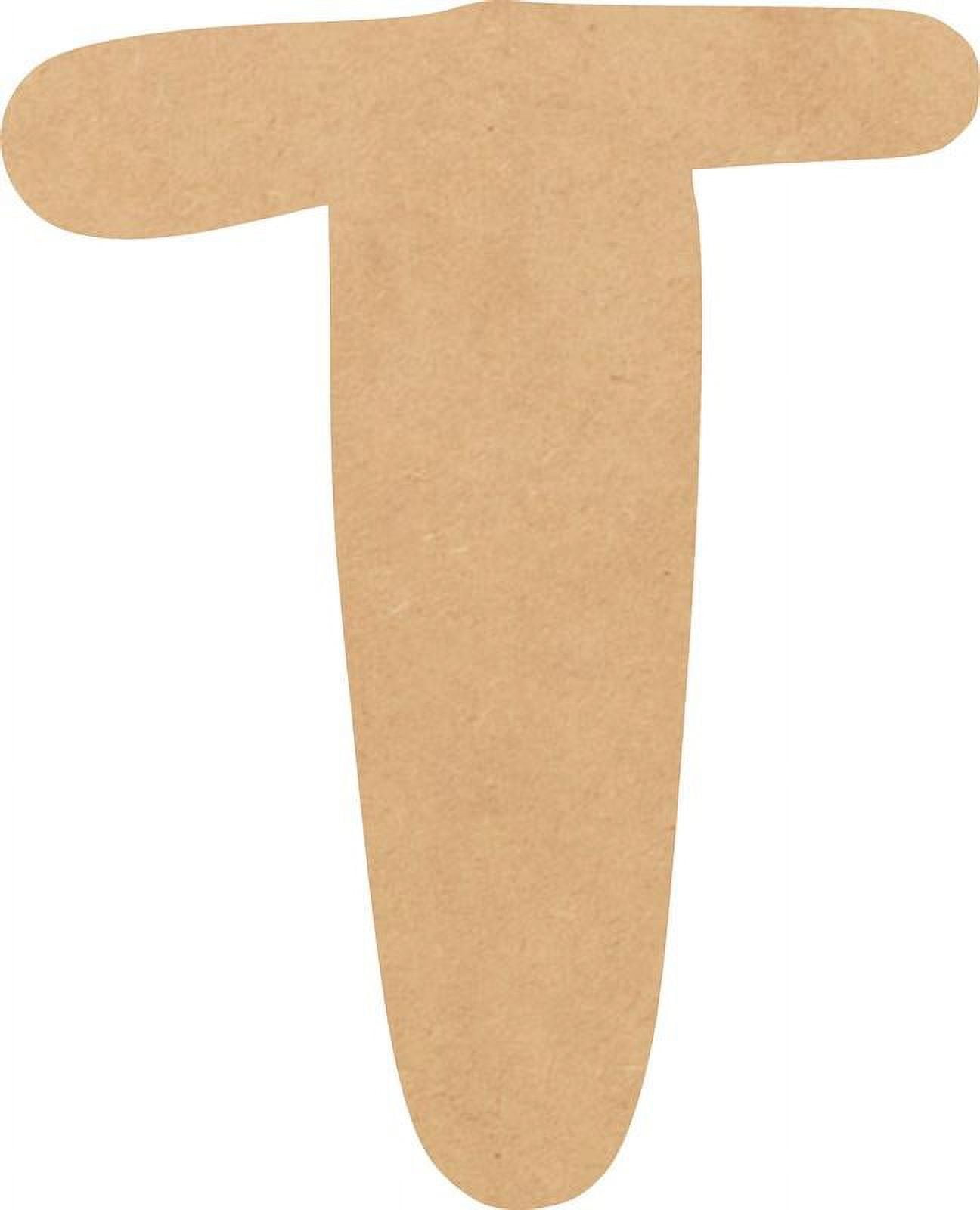 Paintable Craft Letter T, DIY 10'' Tall DIY A-Z Letter, Brownie Buster ...