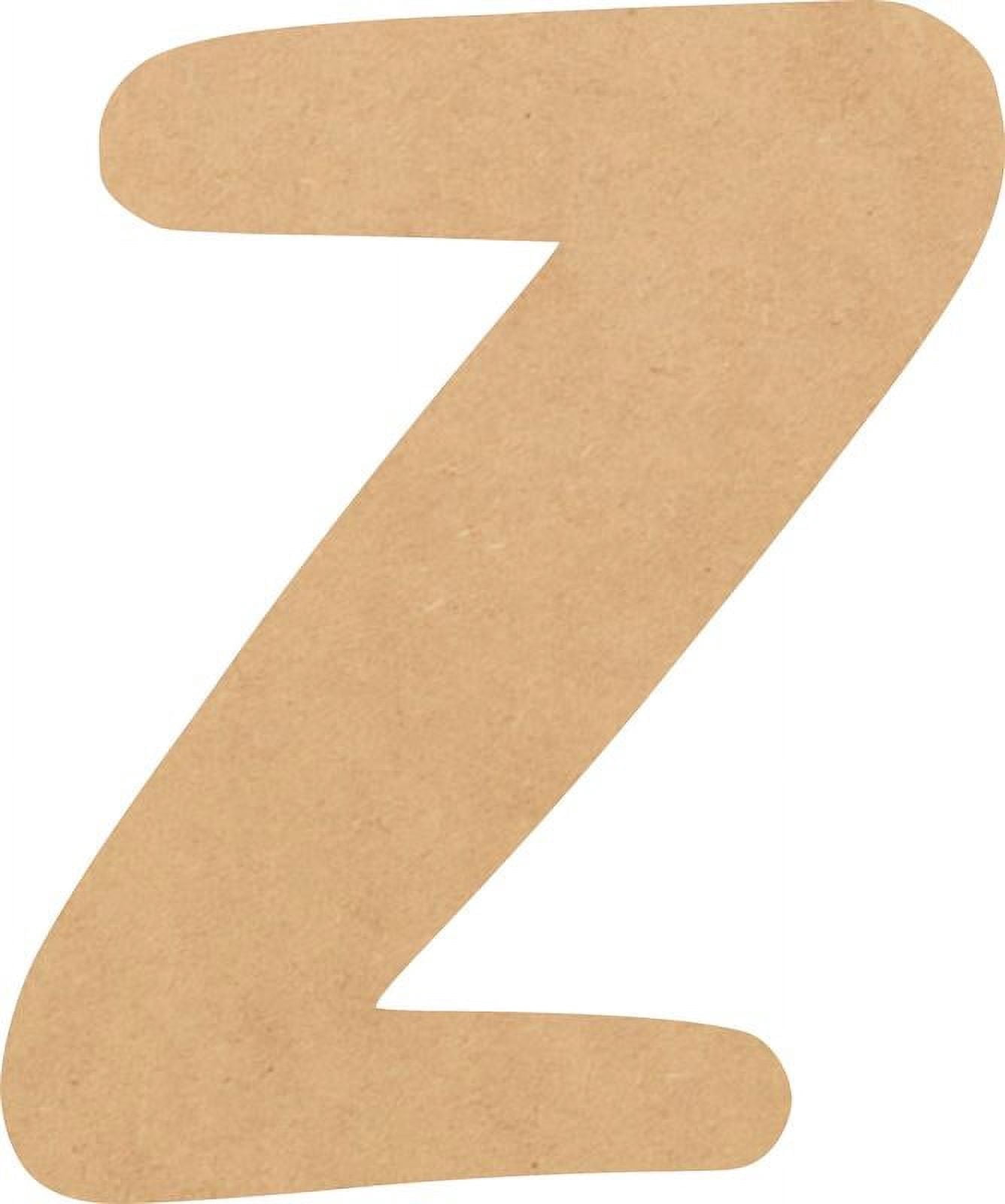 Paintable Craft Letter Z, DIY 20'' Tall DIY A-Z Letter, Brownie Buster ...
