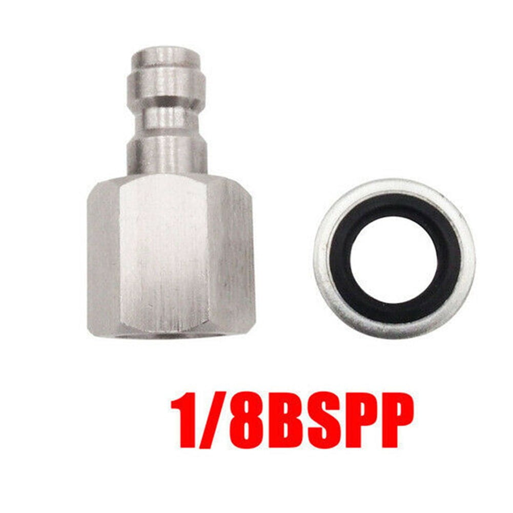 Paintball PCP Quick Disconnect Charging Hose Adaptor Stainless Steel ...