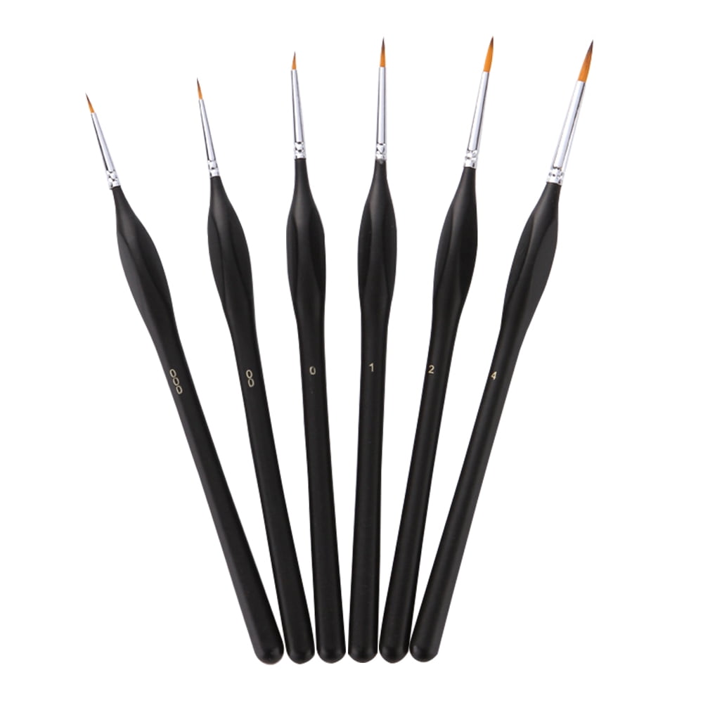 Paintbrush,Detail Paint Brushes 6pcs Professional Fine Model Art ...