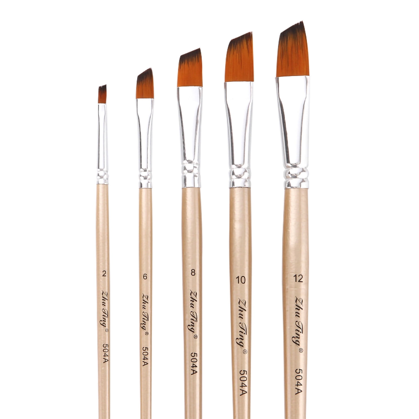 Paintbrush,Watercolor Nail Body Paint Brushes Art Set Nylon Hair 5pcs ...