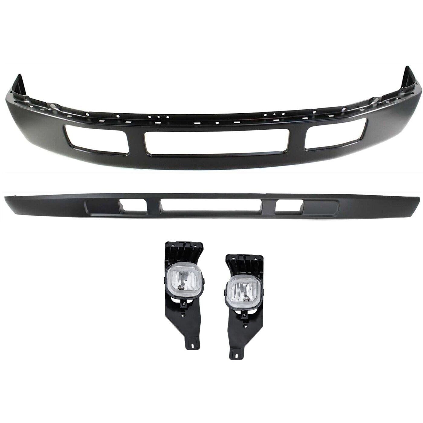 Painted Black Steel Bumper for F250 for F350 2005 Ford for Super Duty ...