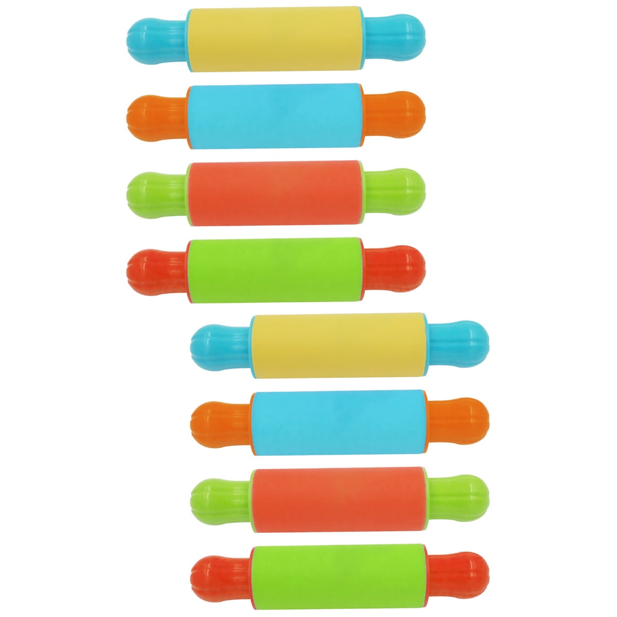 Painted Clay Rolling Pin Small Dough Toys Kids Playdough Kit Tools ...