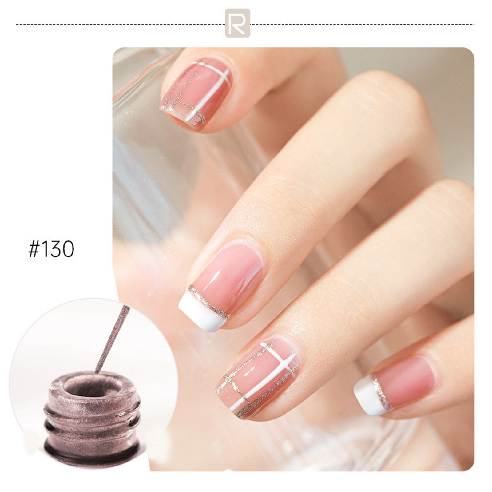 Painted Gel Nail Polish With Brush Nail Wire Drawing Gel For Line ...