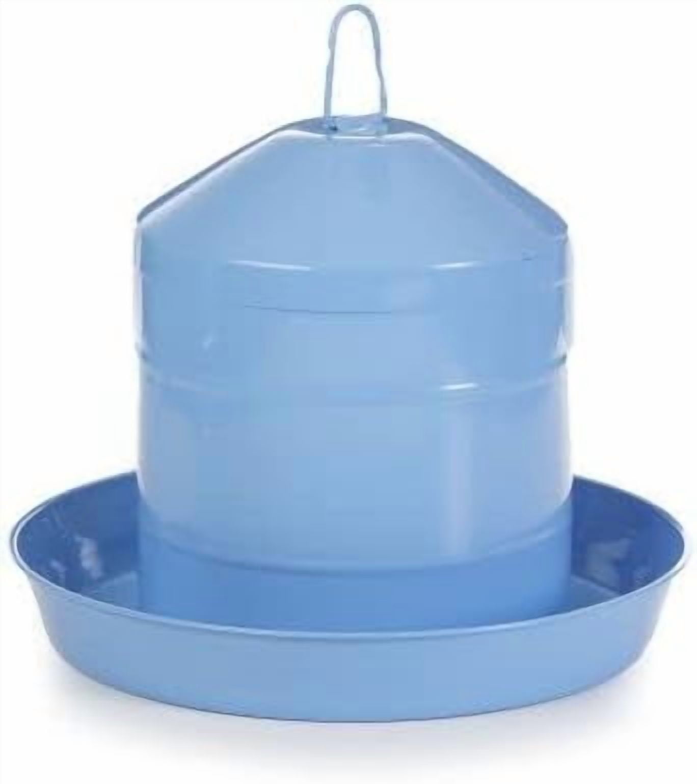 Painted Hanging Poultry Fount | 2 Gallons | Automatic Poultry Waterer ...