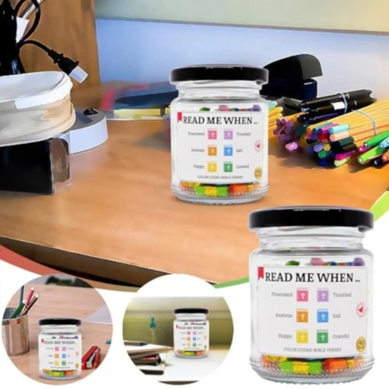 Painted Mason Holiday Garden Statues Outdoor Read Me When Verses Jar ...