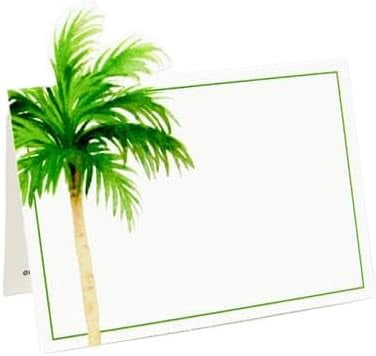 Painted Palm Tree Place Cards - 8 Per Package, 5 Packs - Walmart.com