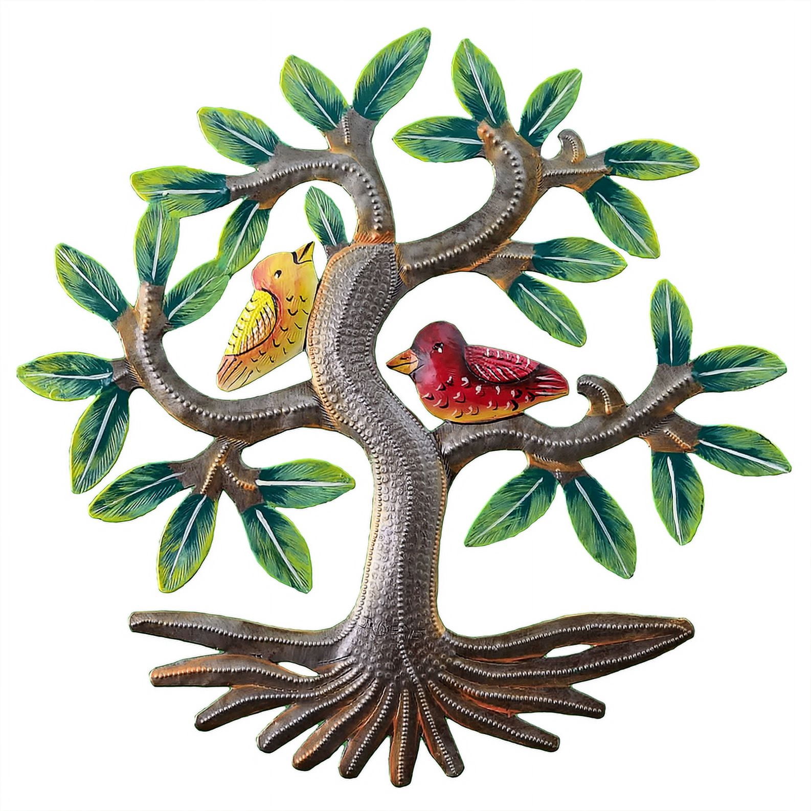 Painted Tree 2 Birds - Walmart.com