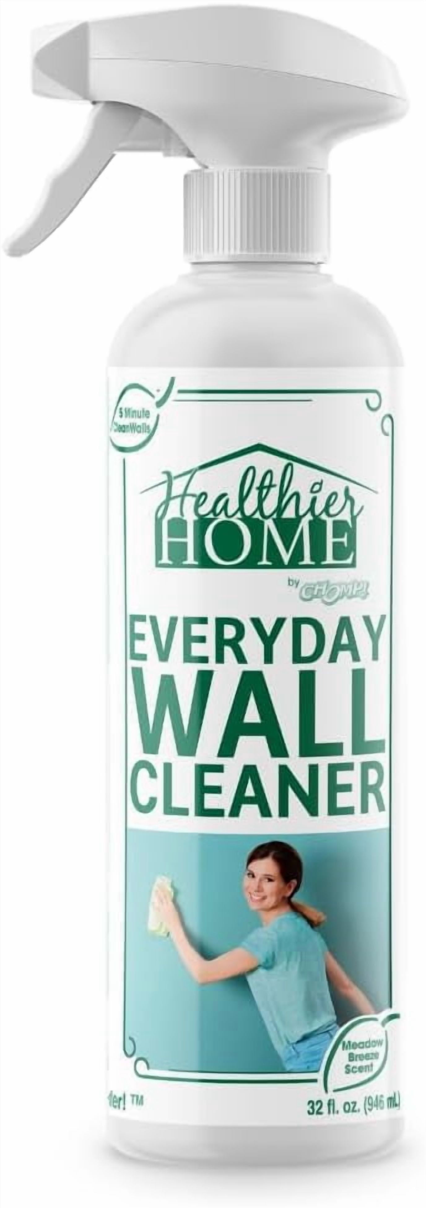 Painted Wall Cleaner Spray: Healthier Home 5-Minute CleanWalls 4-in-1 ...