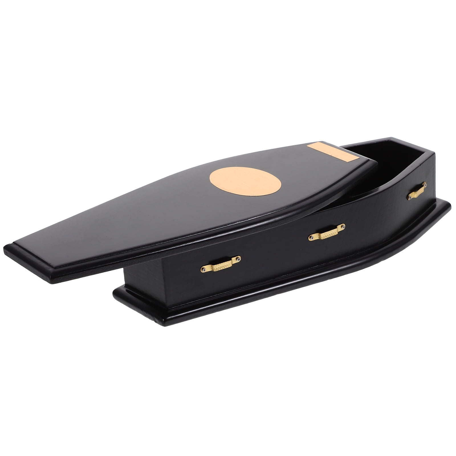 Painted Wood Coffin Box - Halloween Coffin Box, Fillable Hinged Box for ...