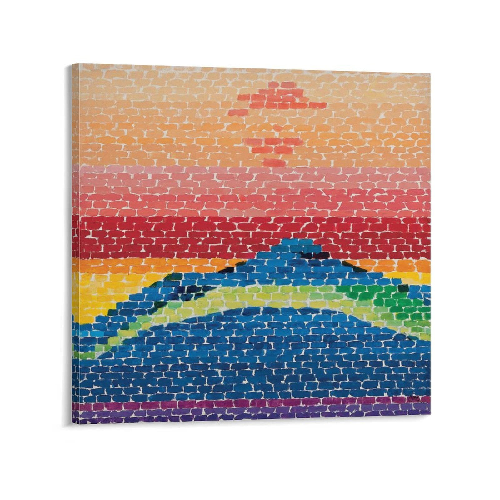 Painter Alma Thomas Color School Posters Art (32) Art Canvas Painting ...