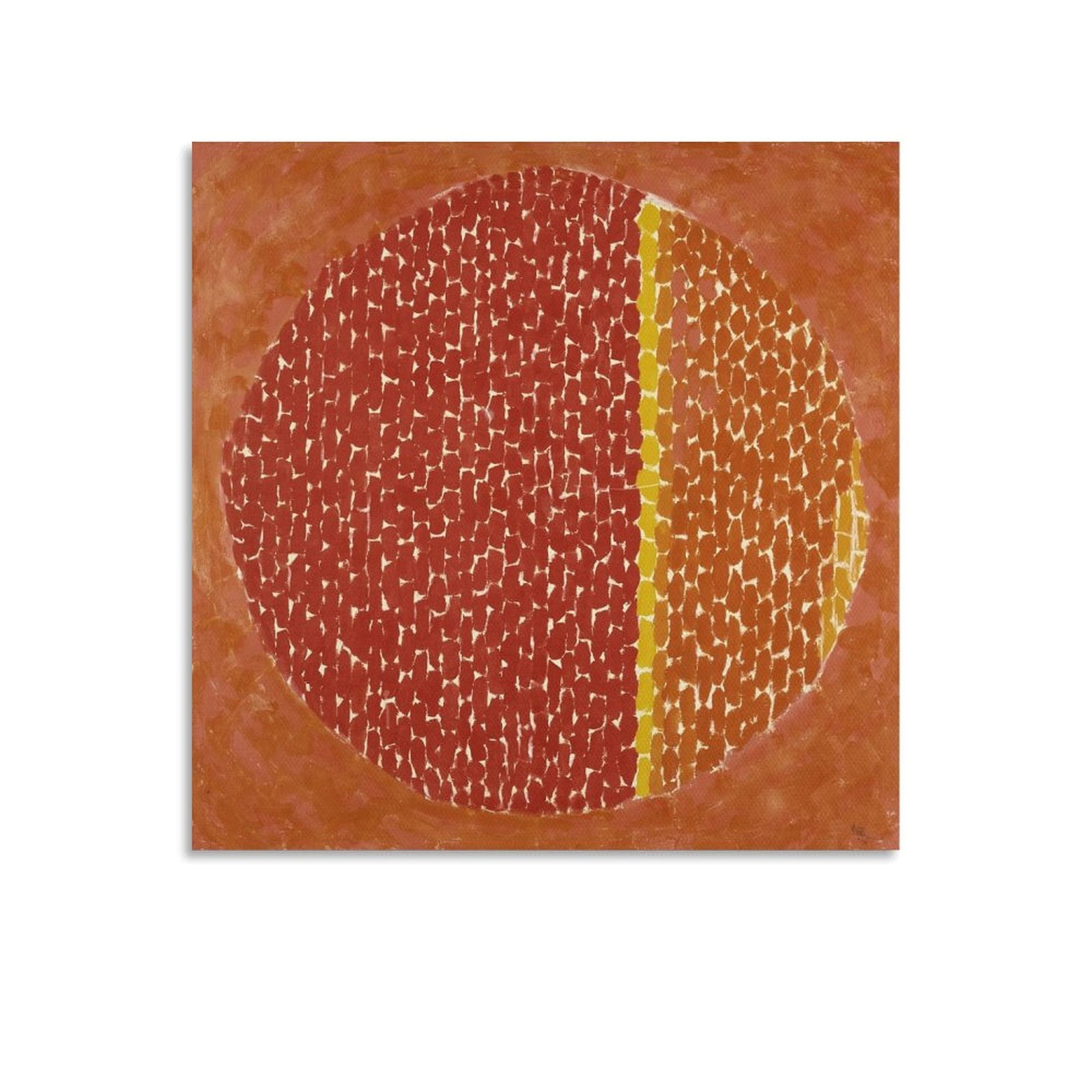 Painter Alma Thomas (The Earth at Sunset) Color School Posters Canvas ...