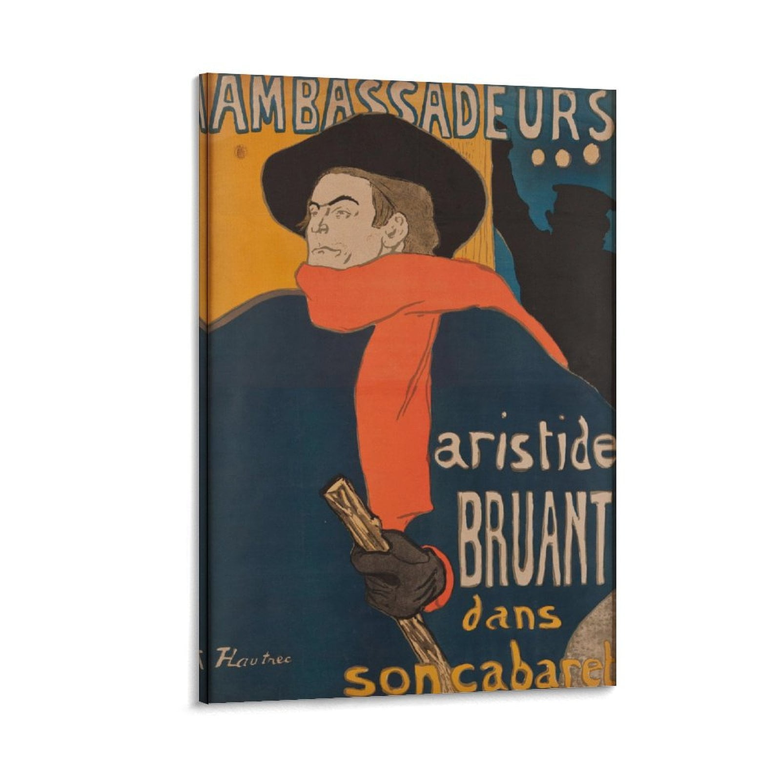 Painter Henri De Toulouse-Lautrec Famous Paintings Ambassadeurs ...