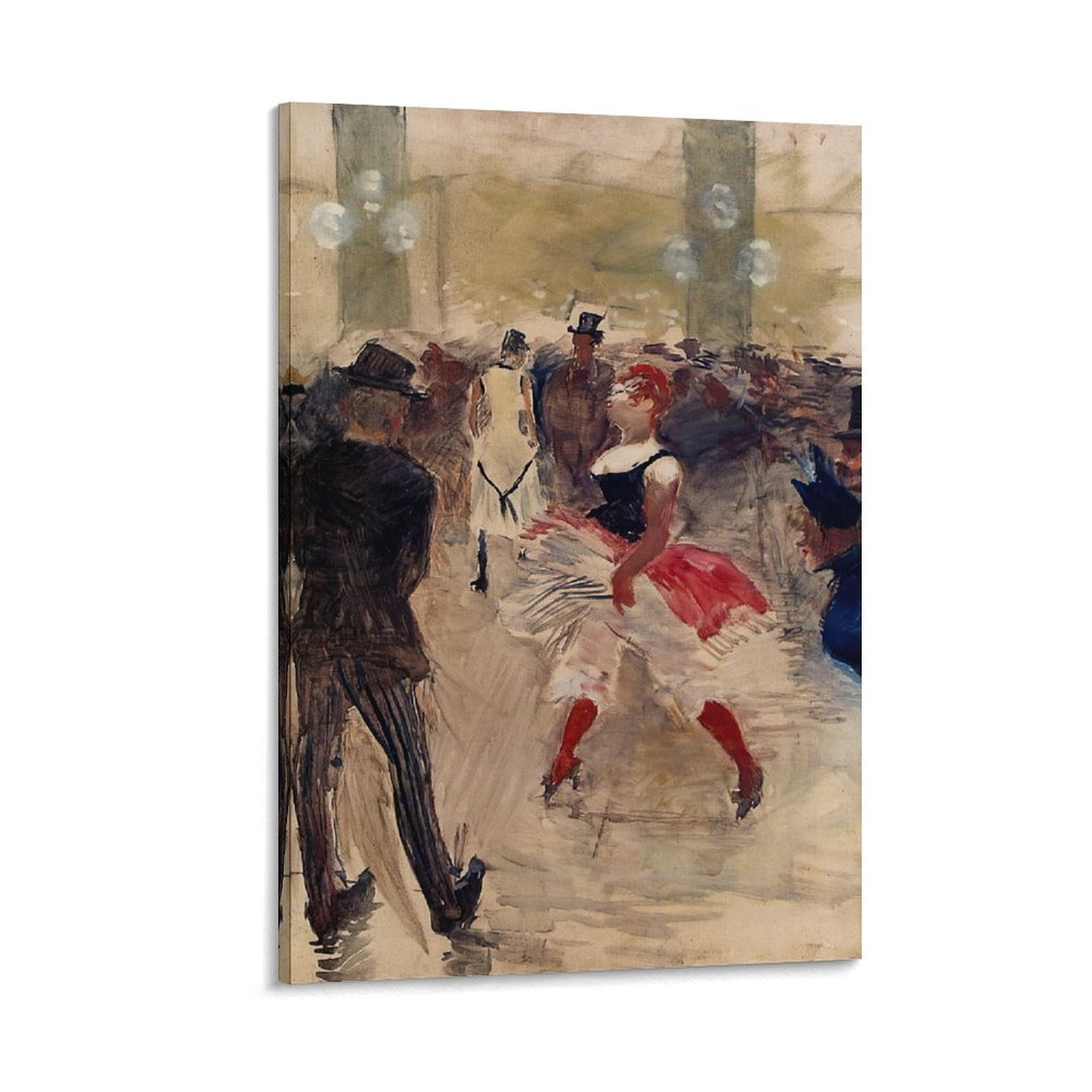 Painter Henri De Toulouse-Lautrec Famous Paintings Elysee Montmartre ...