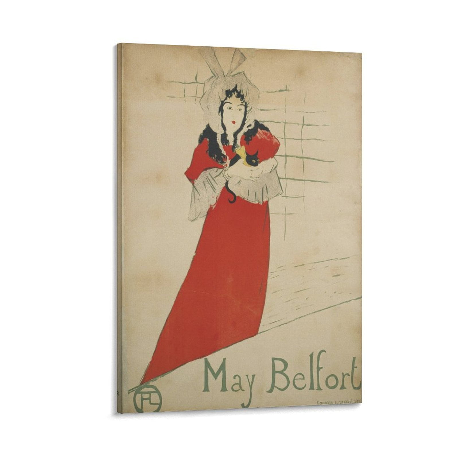 Painter Henri De Toulouse-Lautrec Masterpiece May Belfort Posters ...