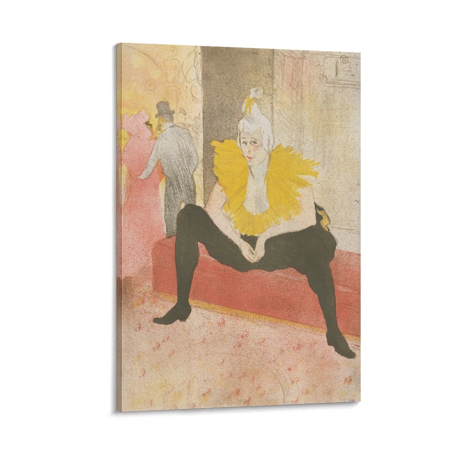 Painter Henri De Toulouse-Lautrec Masterpiece Seated Clown Posters ...