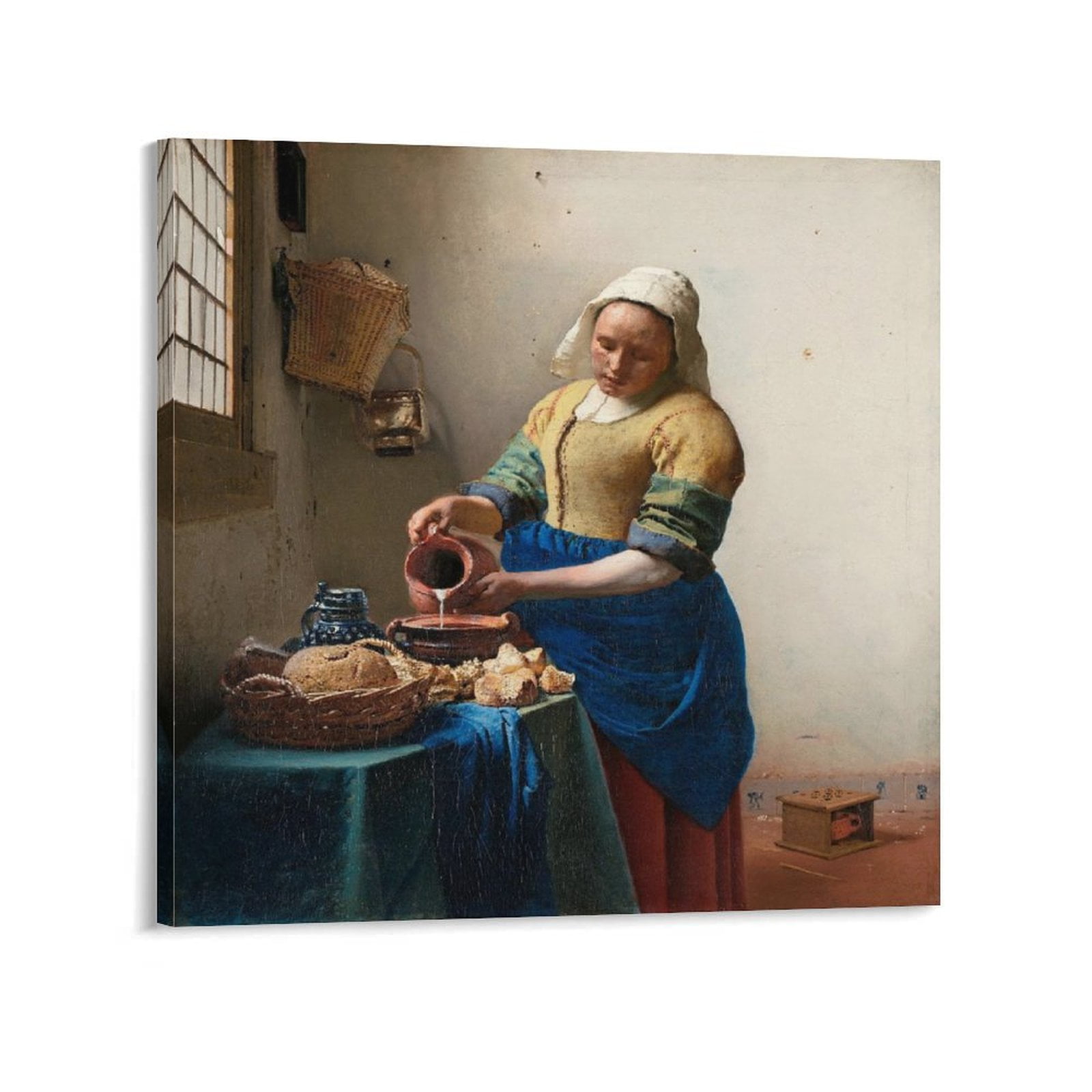 Painter Johannes Vermeer Painting The Milkmaid Posters Poster Cool ...