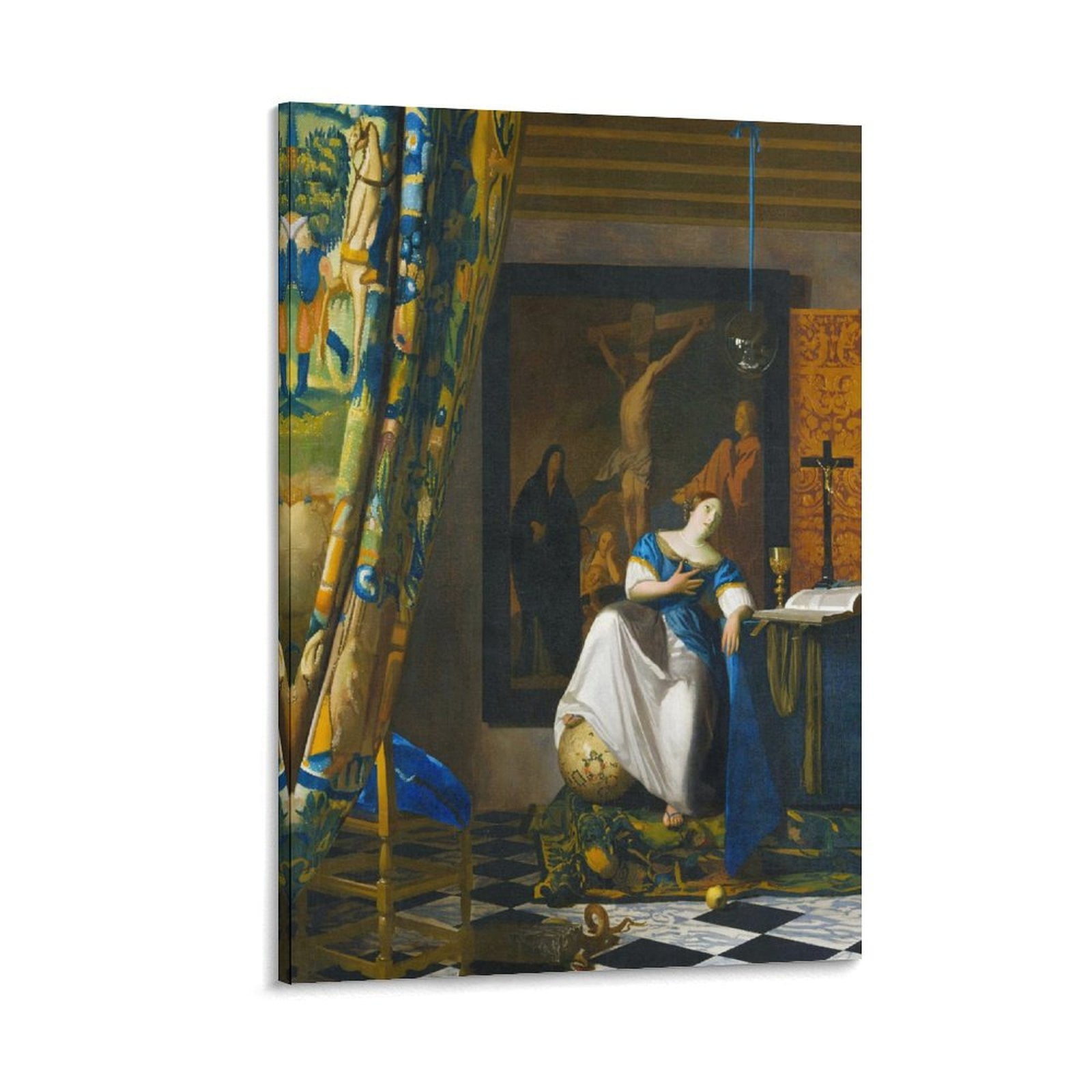 Painter Johannes Vermeer Painting The Allegory of Faith Posters Posters ...