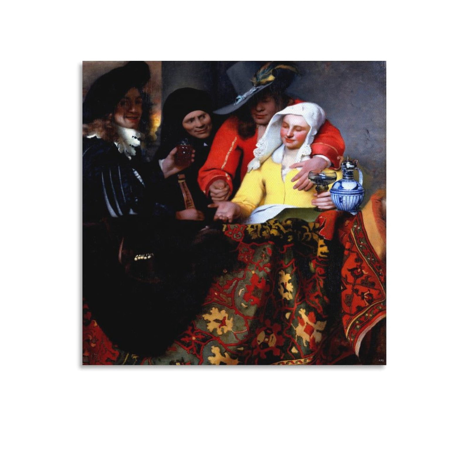 Painter Johannes Vermeer Painting The Procuress Posters Art Posters ...