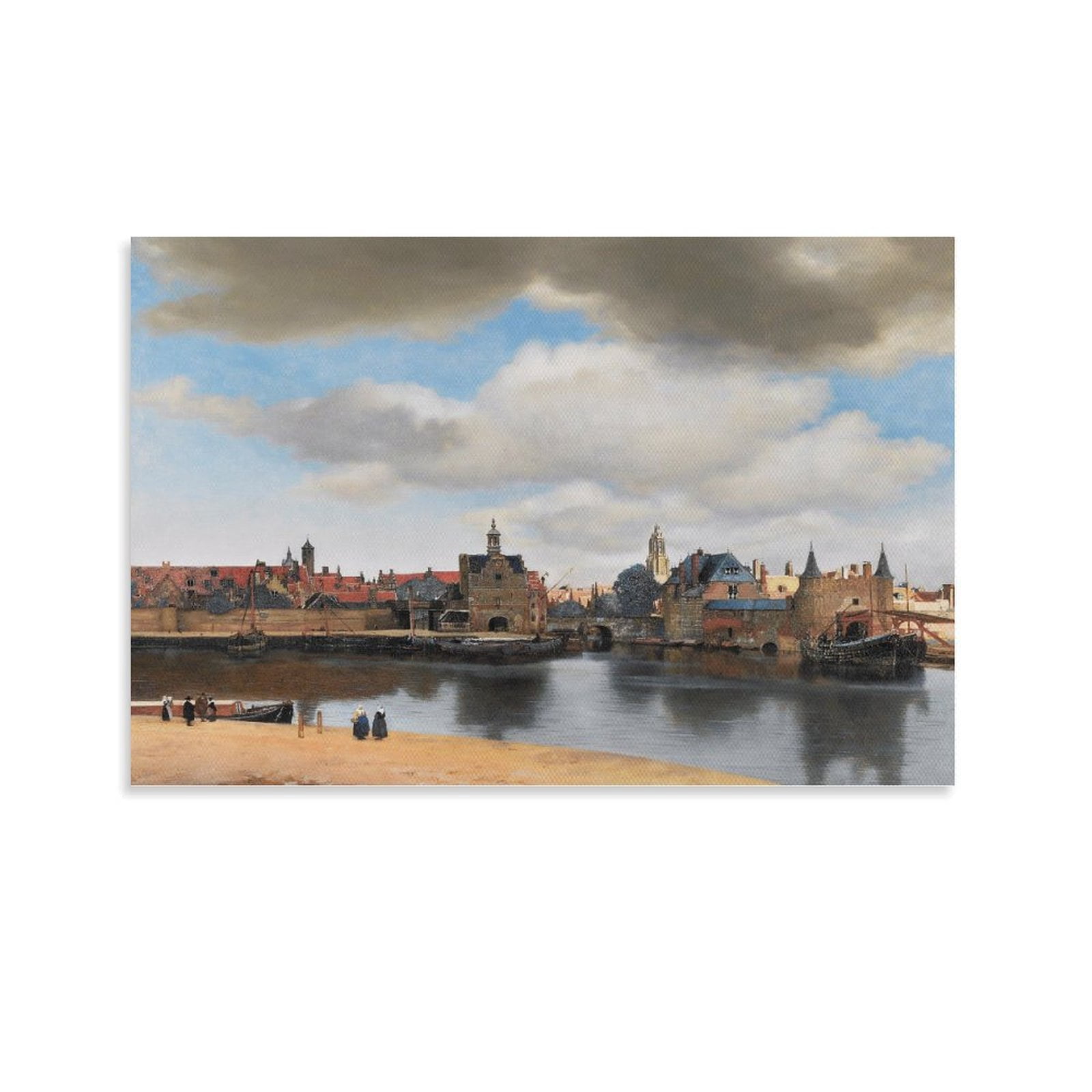 Painter Johannes Vermeer Painting View of Delft Posters Poster Cool ...