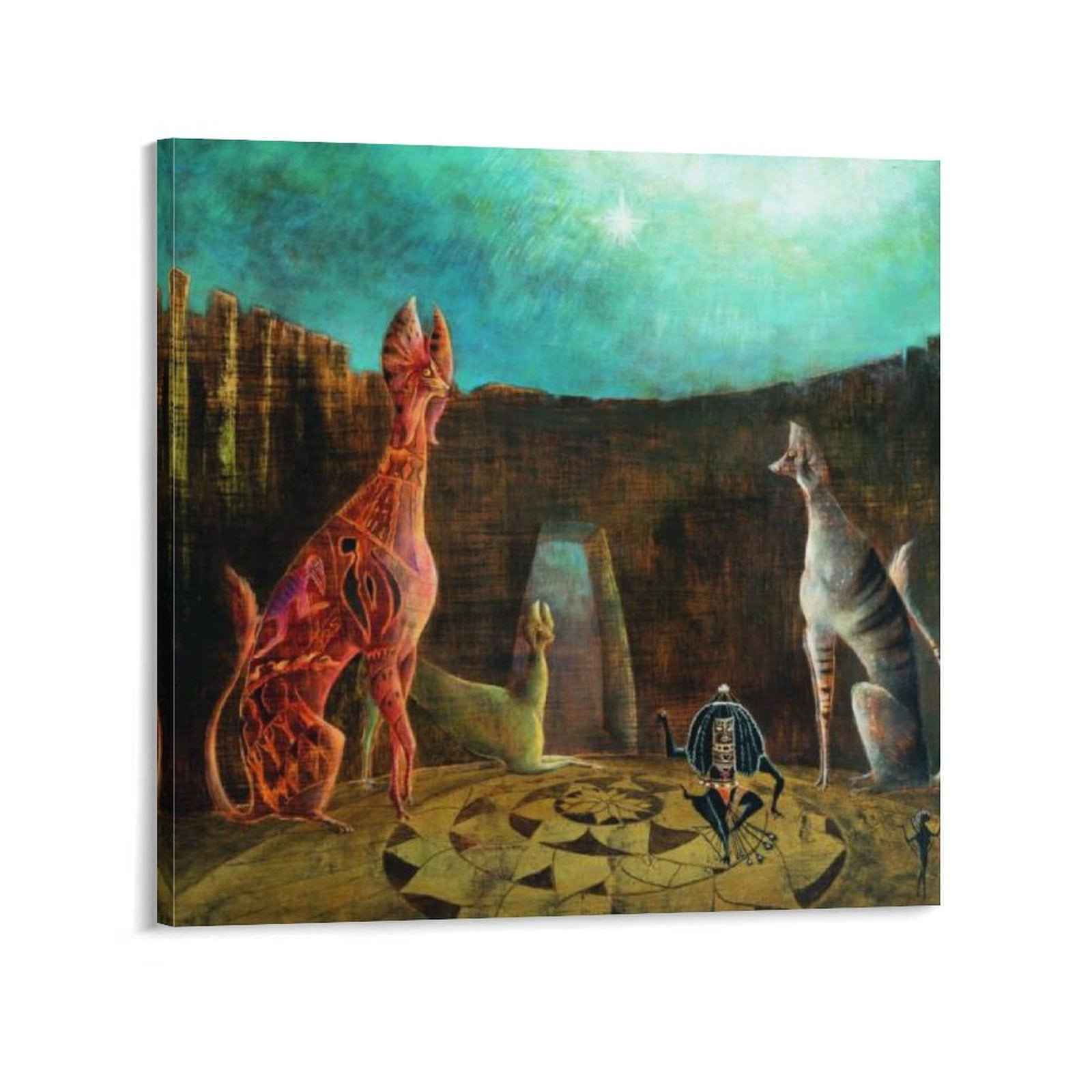 Painter Leonora Carrington Works Poster Wall Art Poster Scroll Canvas ...