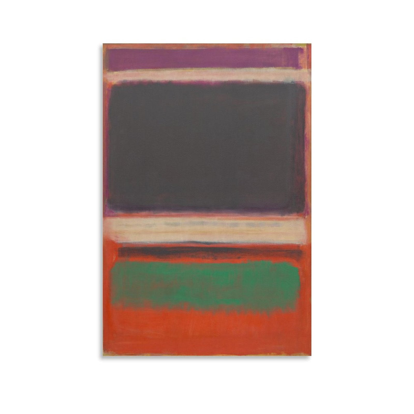 Painter Mark Rothko Abstract Color Field (Magenta on Orange, Black ...