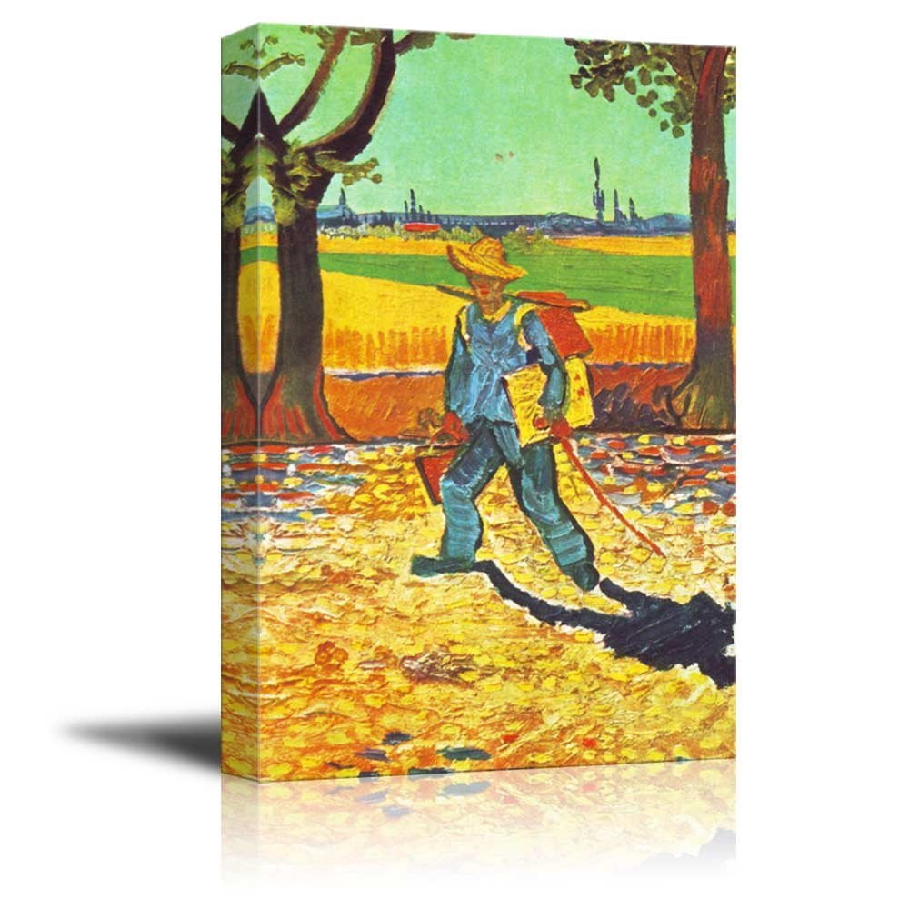 Painter on his Way to Work by Van Gogh Giclee Canvas Prints Wrapped ...