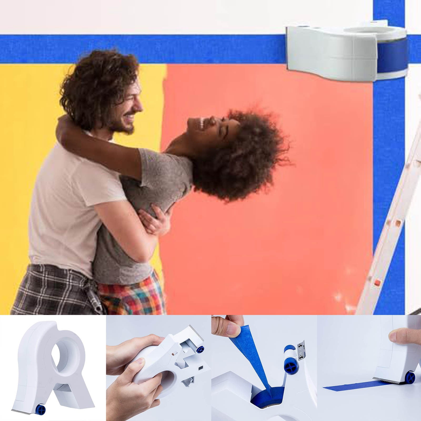 Painter's Tape Applicator Masking Tape Dispenser Hand Assembled Masking ...