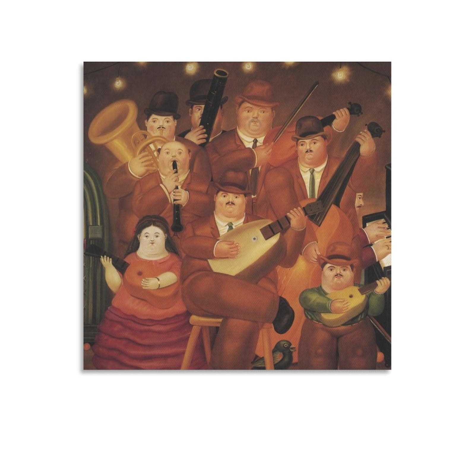 Painter's Work Fernando Botero Poster Poster Cool Artworks Painting ...