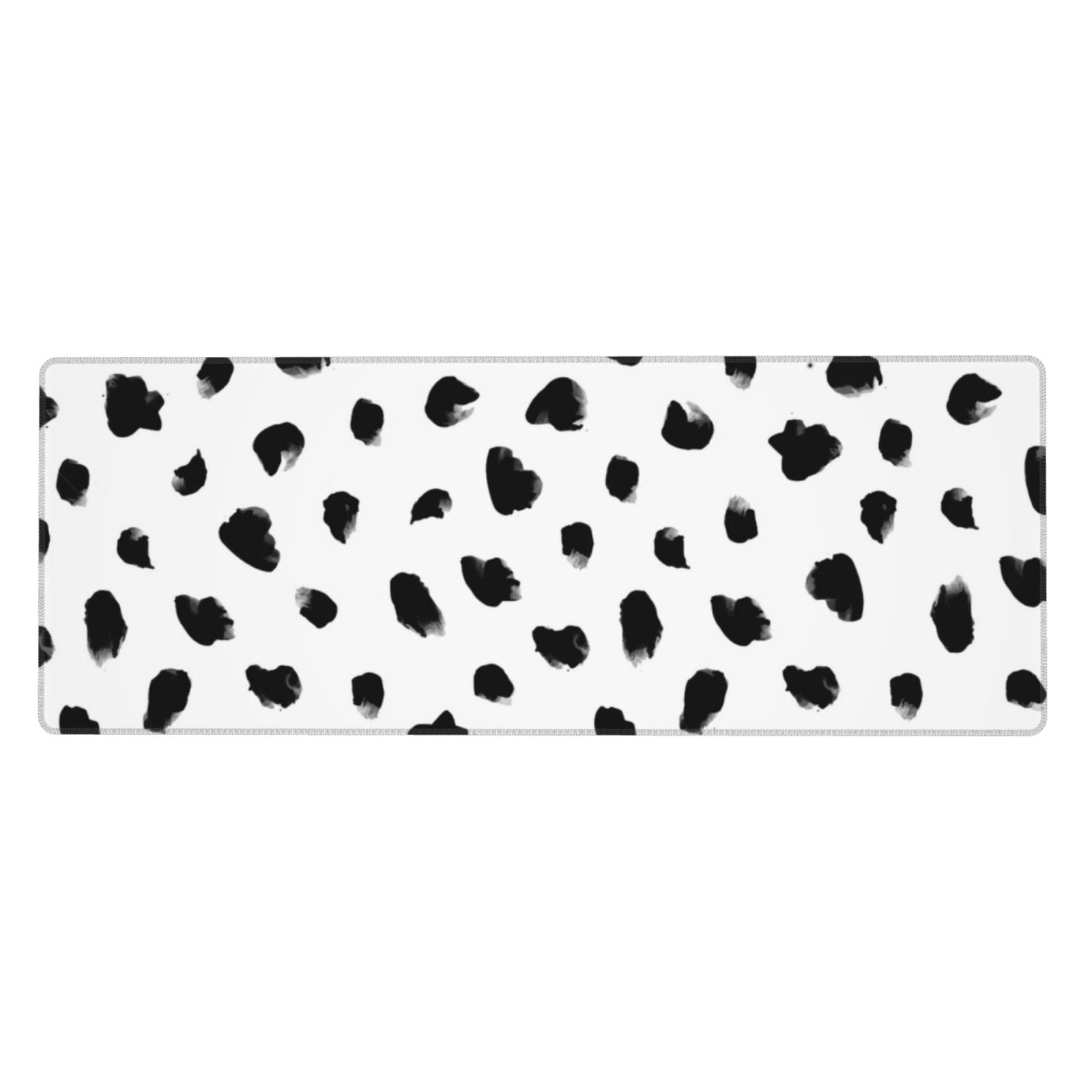 Painterly Dalmatian Animal Print Mousepad Large Mouse Pad Desk Pad ...