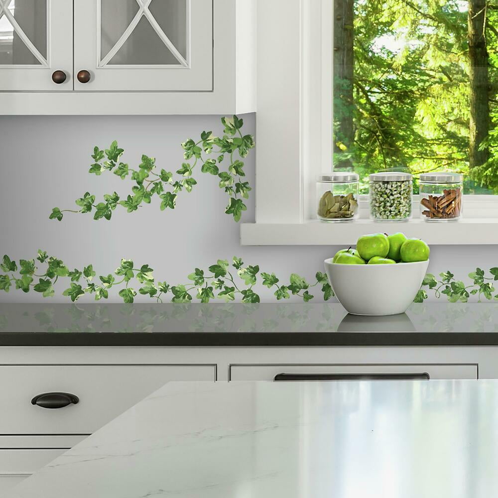 Painterly Ivy Wall Decals - Walmart.com