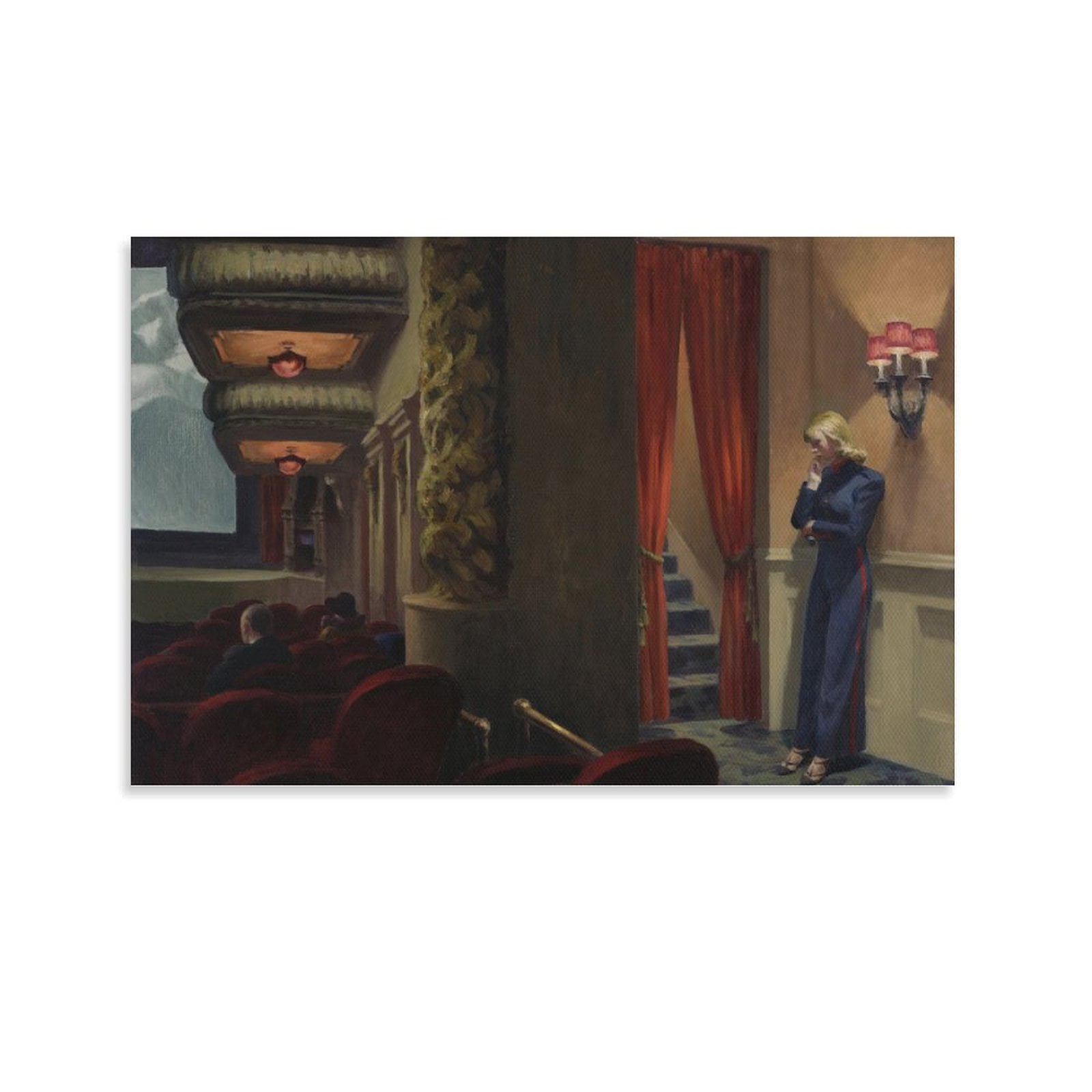 Painters of American Realism Cinema Edward Hopper Poster Room Aesthetic ...